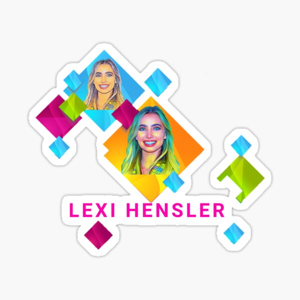 "Lexi hensler in frame" Sticker for Sale by hexa-art | Redbubble