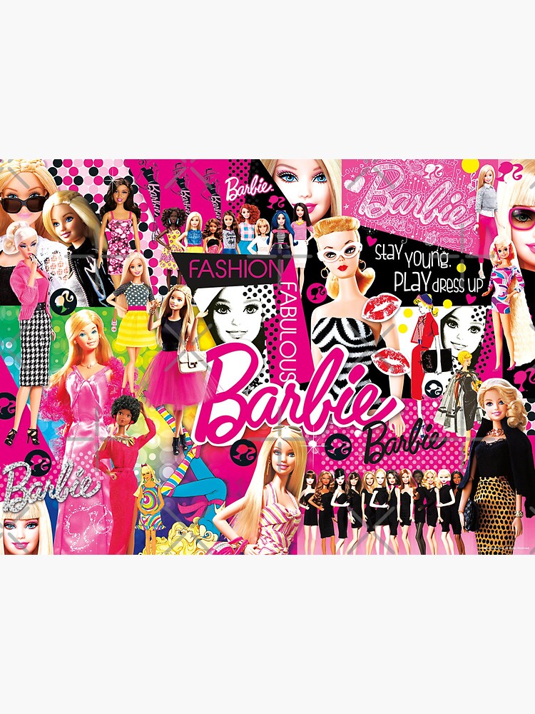Pegatina «COLLAGE DE BARBIE» de Laurapowell2020 | Redbubble