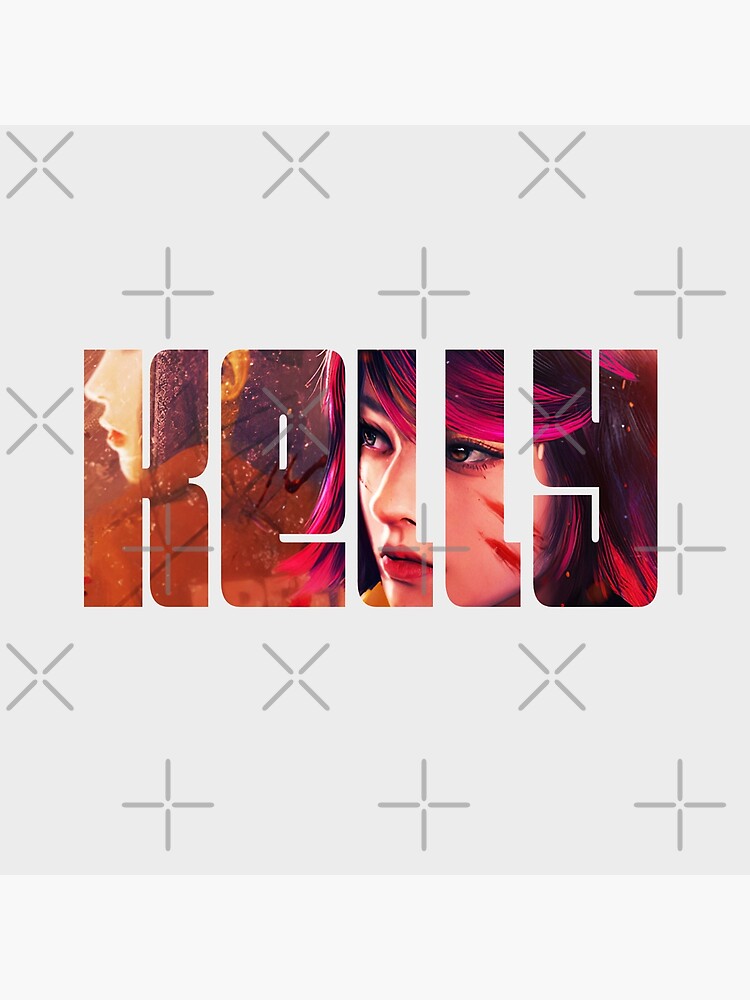 "Free Fire Kelly" Throw Pillow by nurfzr | Redbubble