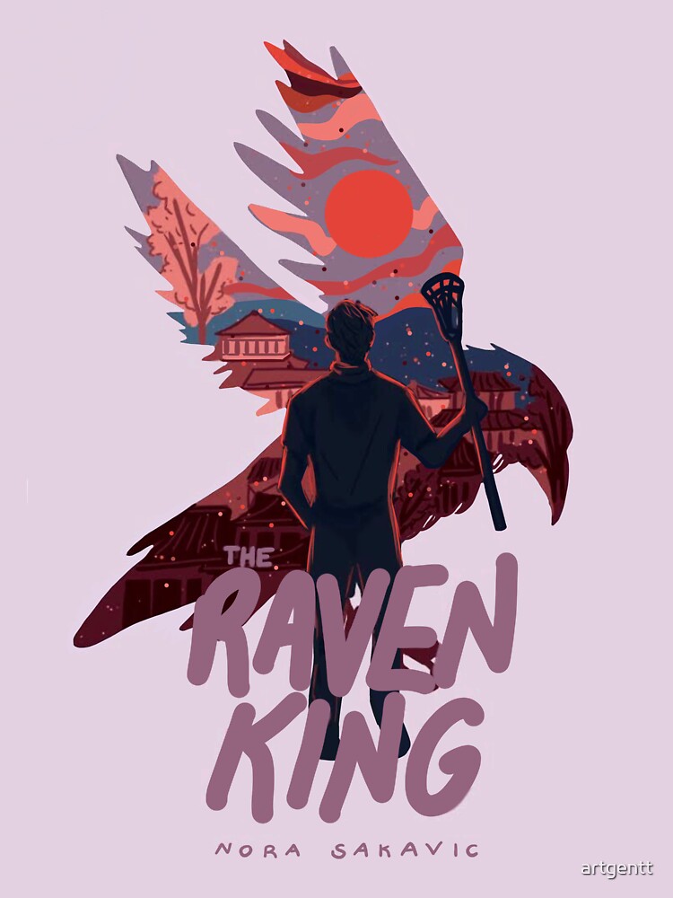"The Raven King Book Cover" Sticker for Sale by artgentt | Redbubble
