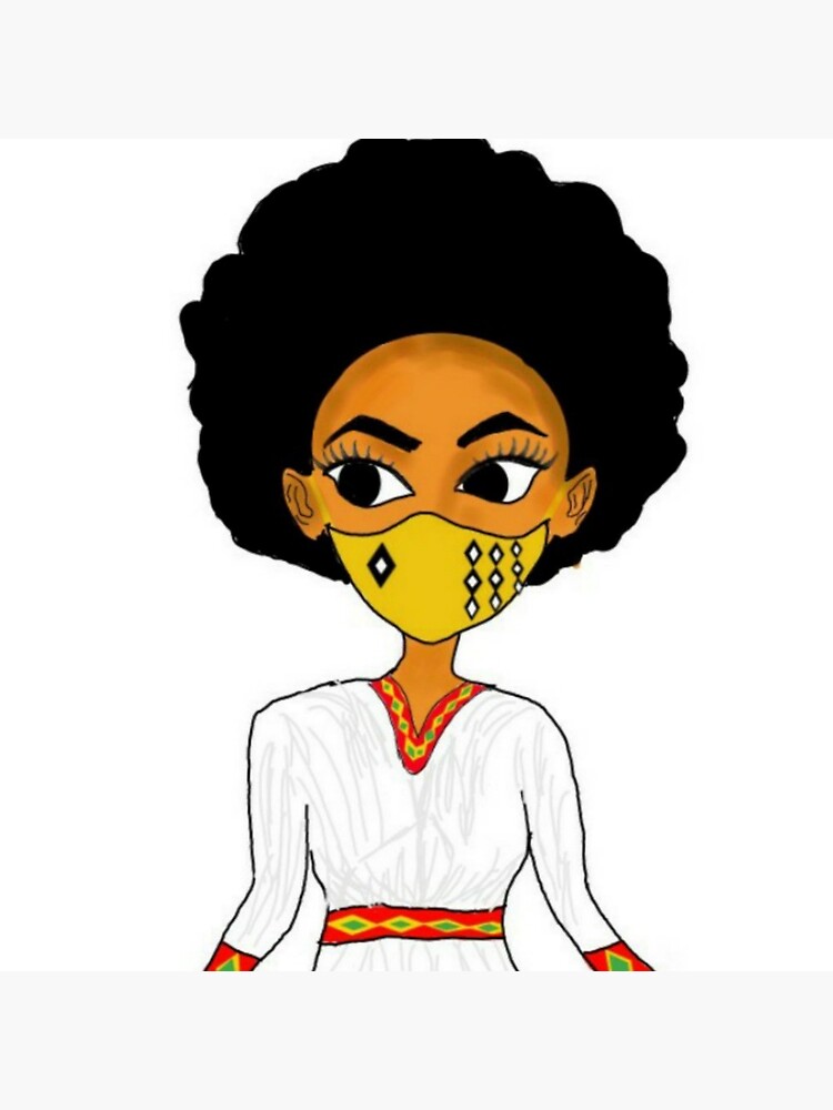 "habesha ledy" Art Print by Beza22 | Redbubble