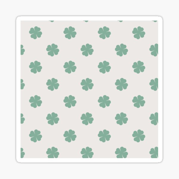 "Clover leaf" Sticker for Sale by BetterYou | Redbubble
