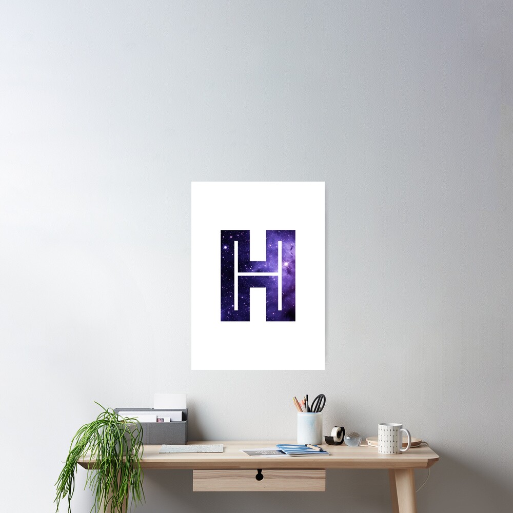 "The Letter H - Space" Poster by alphamike | Redbubble