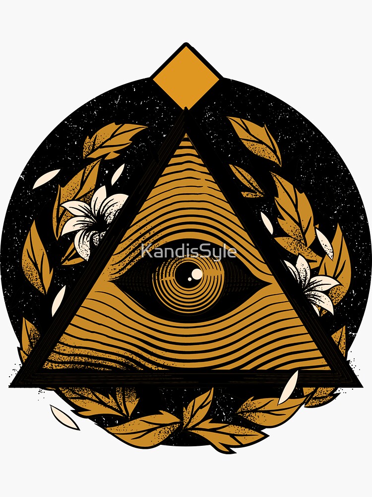 "illuminati" Sticker by KandisSyle | Redbubble