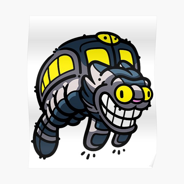 "CatBus" Poster by CowboySpider | Redbubble