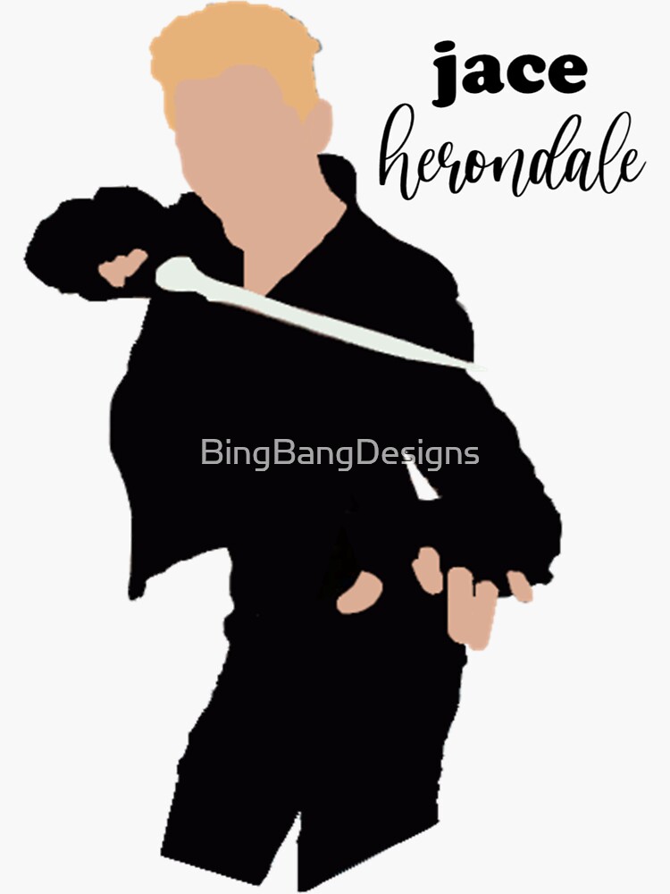 "Jace Herondale" Sticker for Sale by BingBangDesigns | Redbubble