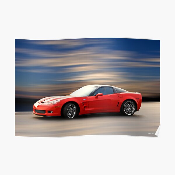 "Chevrolet C6 Corvette ZR1 Coupe" Poster for Sale by DaveKoontz | Redbubble