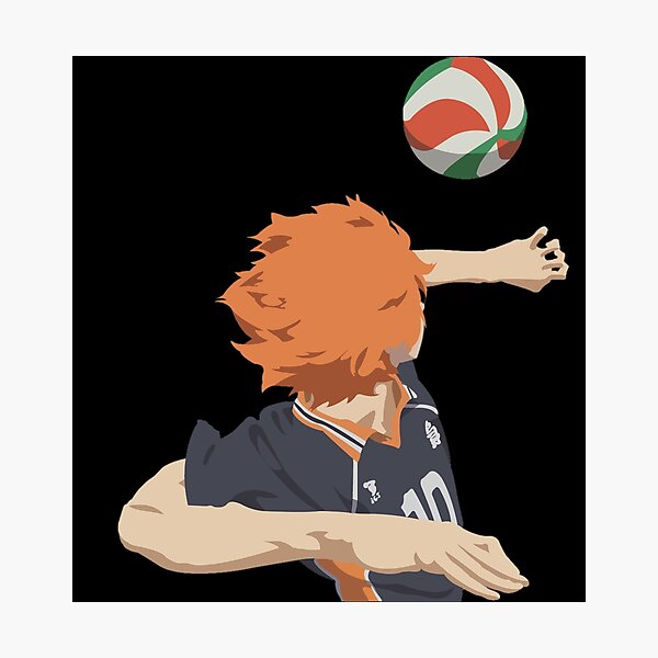 "Haikyuu (hinata) spike" Photographic Print by Otakugeneration | Redbubble