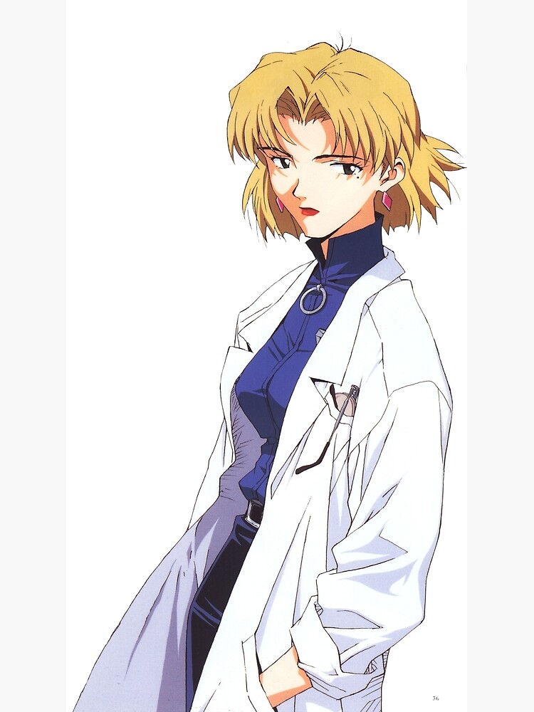 "Ritsuko Akagi, Neon Genesis Evangelion" Art Print by PioWear4You ...