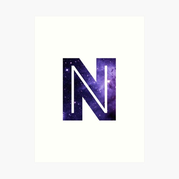 "The Letter N - Space" Art Print for Sale by alphamike | Redbubble