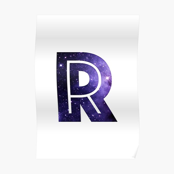 "The Letter R - Space" Poster by alphamike | Redbubble