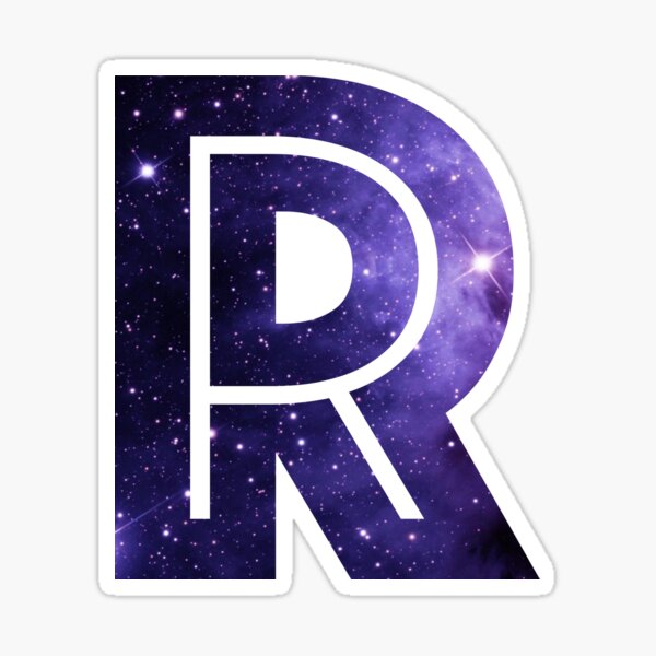 "The Letter R - Space" Sticker for Sale by alphamike | Redbubble