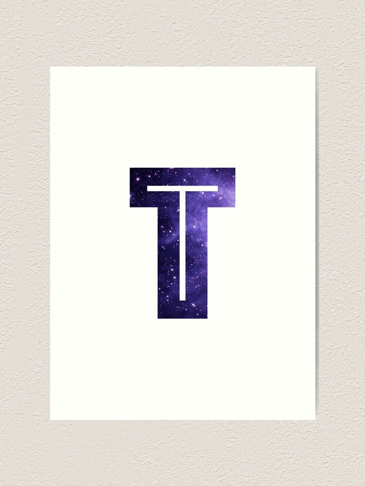 "The Letter T - Space" Art Print for Sale by alphamike | Redbubble
