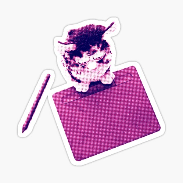 "Agamemnon Ponders The Act of Drawing" Sticker for Sale by Ih-Amada ...