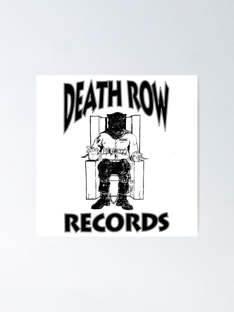 "Death Row Records" Poster for Sale by TheDavisShop | Redbubble