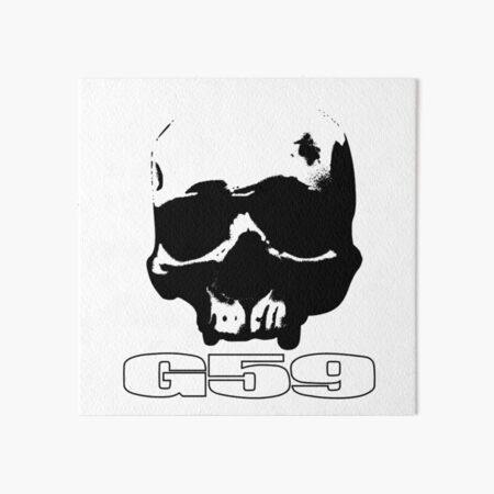 "G59 Skull Logo" Art Board Print for Sale by IntrovertsArt01 | Redbubble