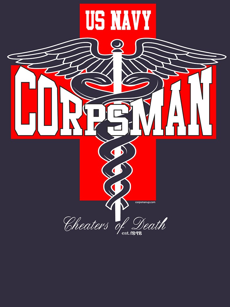 "Red Cross Corpsman Up" T-shirt for Sale by 8404up | Redbubble | navy ...