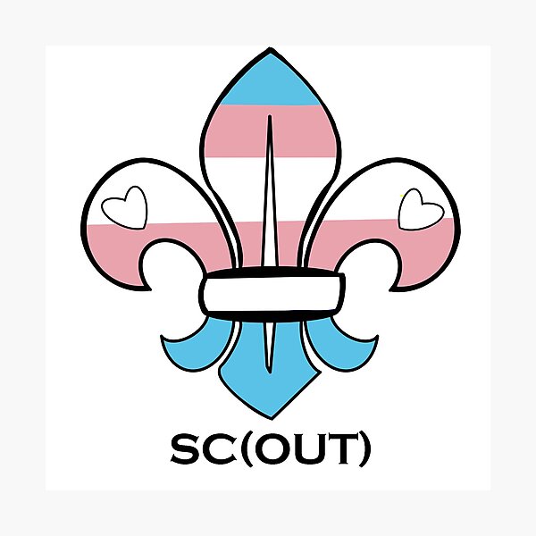 "Trans Transgender Scout LGBTQ+ Pride " Photographic Print by ...