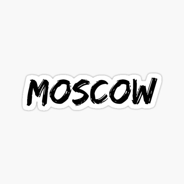 "Moscow" Sticker for Sale by ExploreStore | Redbubble