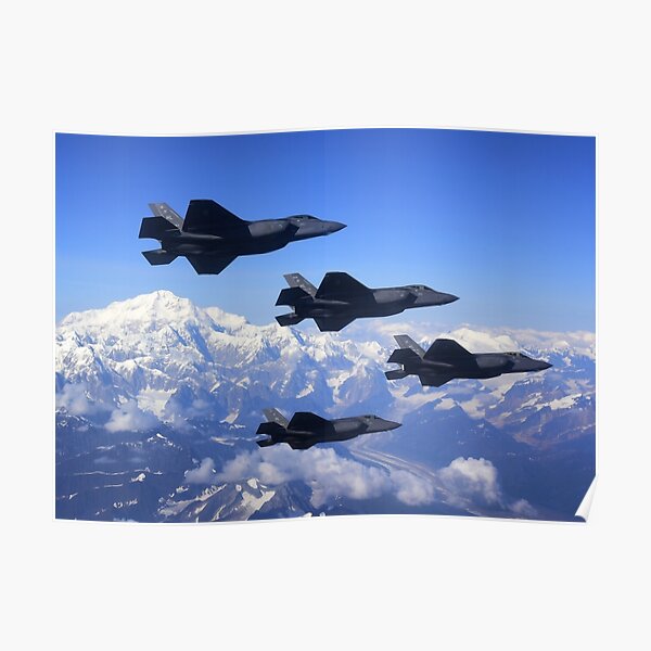 Lockheed Martin F 35 Lightning Ii Posters | Redbubble