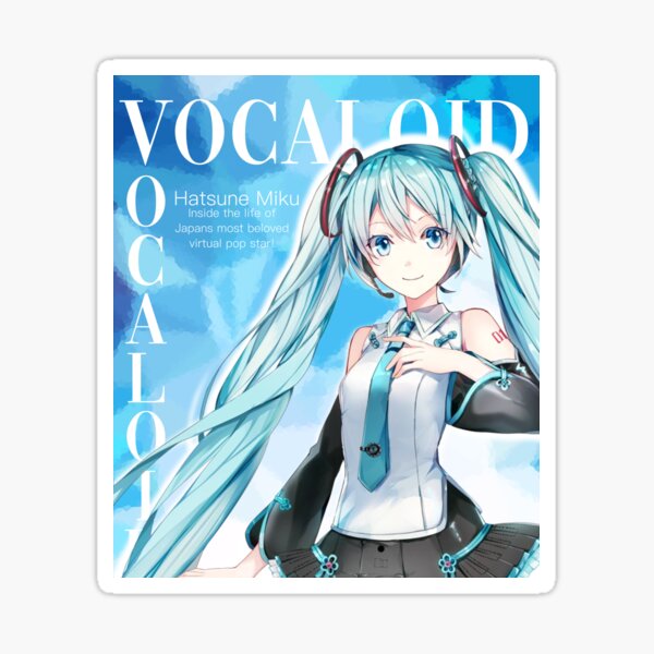 "Miku in Vogue Magazine" Sticker by SxltChipper | Redbubble