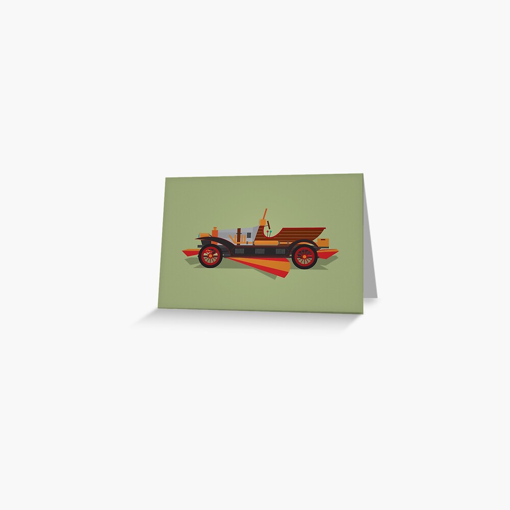 "Chitty Chitty Bang Bang - Yellow" Greeting Card for Sale by ...