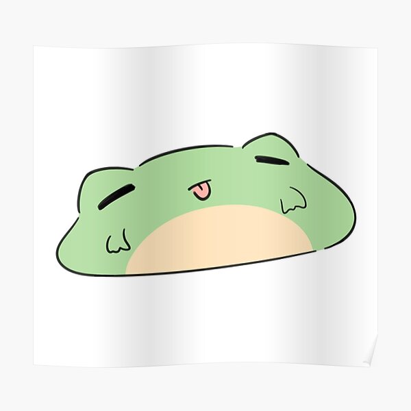 "Squishy frog sticker" Poster by nichoe-val | Redbubble
