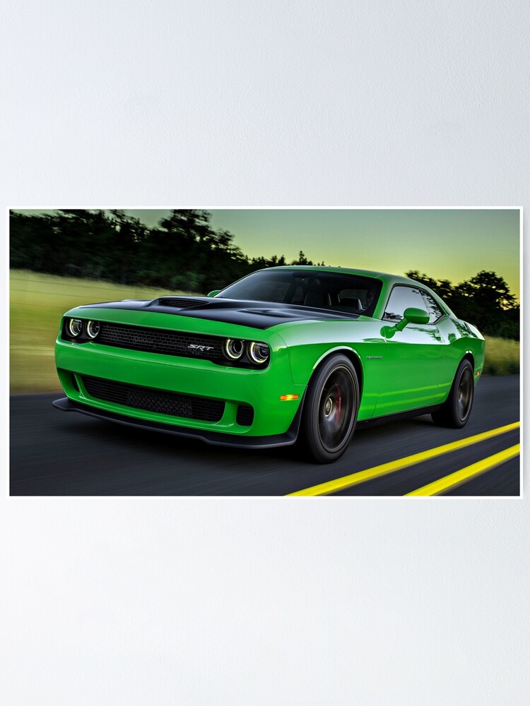 "Dodge Challenger SRT Hellcat" Poster by JasonLeone | Redbubble