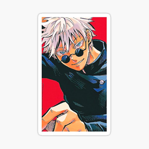 "Sat0ru Guju Sat0ru Guju -" Sticker for Sale by juliadamstw | Redbubble