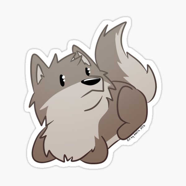 "Wolf Loaf" Sticker for Sale by AmiraAllis | Redbubble