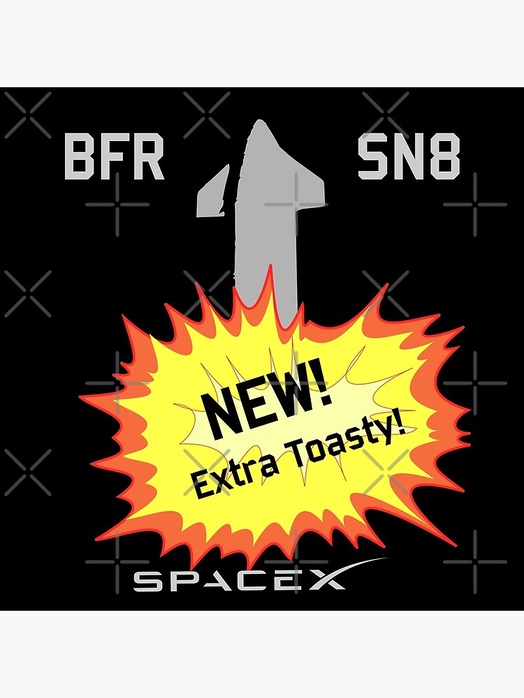 SpaceX SN8 BFR Rocket Launch Extra Toasty Premium Matte Vertical Poster sold by CaleBarber | SKU ...