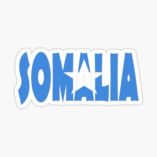 Somalia Flag Blue Stickers | Redbubble