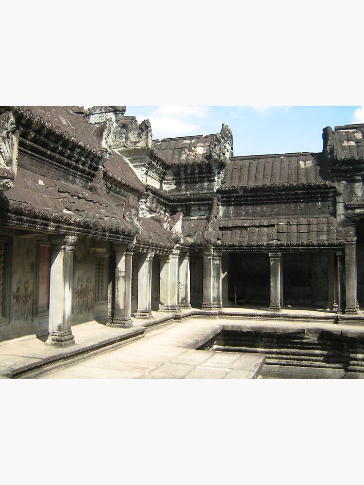 "Angkor Wat Inner Temple" Sticker for Sale by BeatPoet | Redbubble