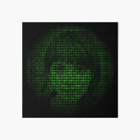 "Binary Ghost Girl" Art Board Print for Sale by Murfrosoft | Redbubble