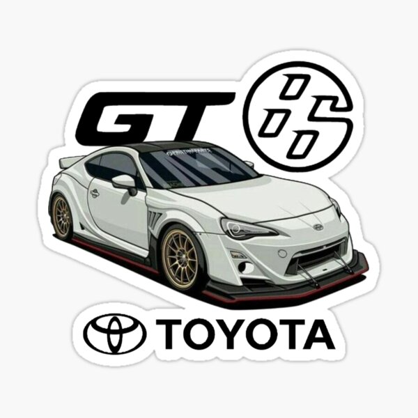 "Toyota GT86 JDM" Sticker for Sale by EVORACING-STORE | Redbubble