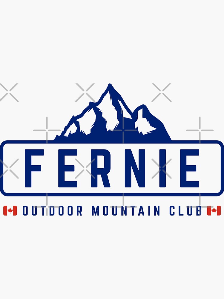 "Fernie Outdoors" Sticker for Sale by ForzaDesigns | Redbubble