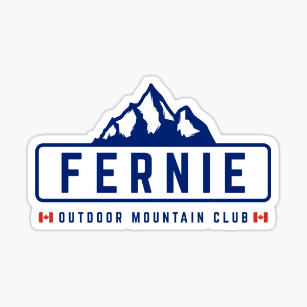 "Fernie Outdoors" Sticker for Sale by ForzaDesigns | Redbubble