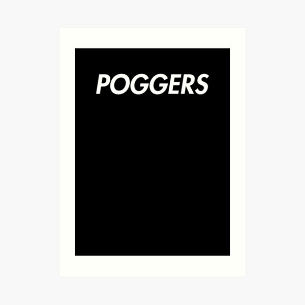 "Poggers Box Logo" Art Print by bebopboop | Redbubble
