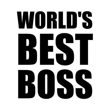 "Worlds Best Boss" Greeting Card for Sale by TheBestStore | Redbubble