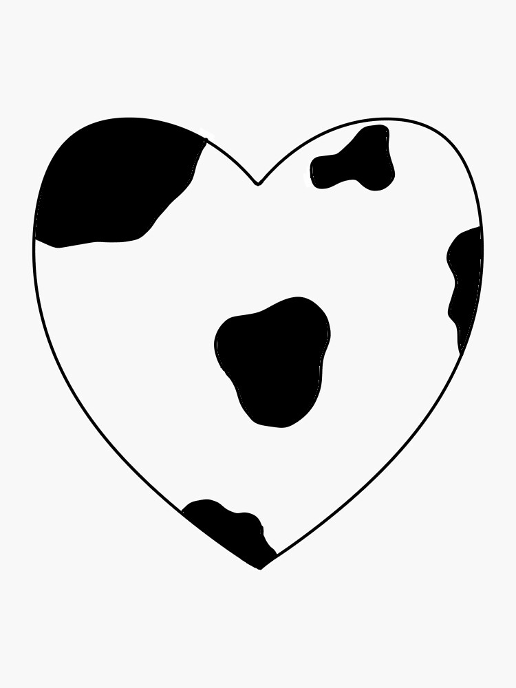 "Cow print stickers " Sticker by goldenstickers1 | Redbubble