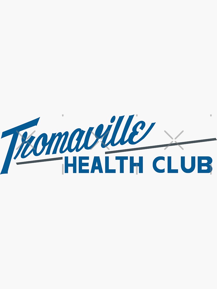 "TROMAVILLE HEALTH CLUB" Sticker by Party-Boy | Redbubble