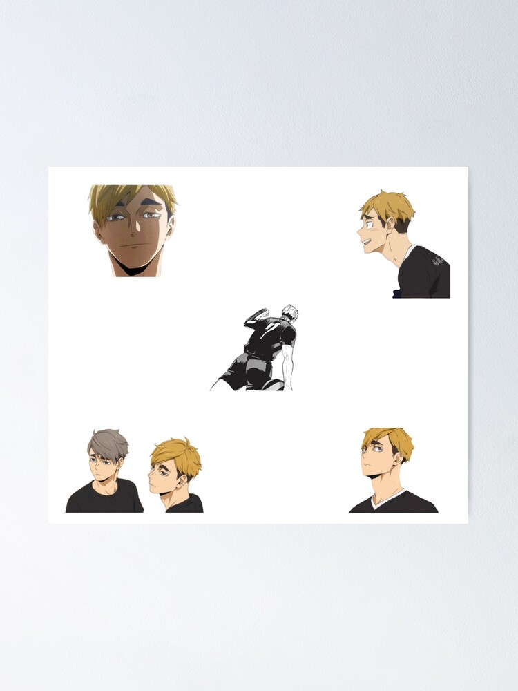 "MIYA ATSUMU STICKER PACK" Poster for Sale by Menda | Redbubble