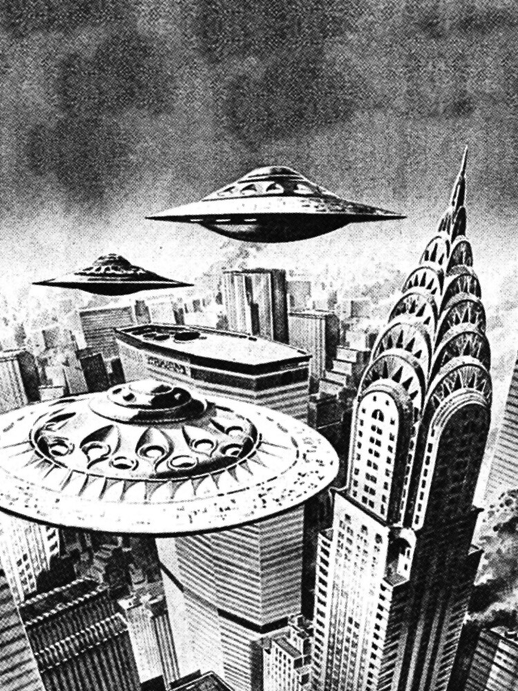 "Alien Invasion Design - UFO Design, Alien Aesthetic" Scarf for Sale by ...