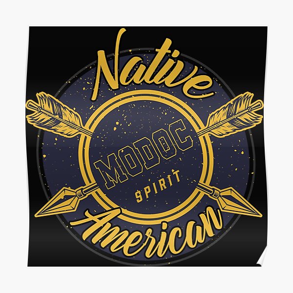 "native american modoc spirit" Poster by nativeStor | Redbubble