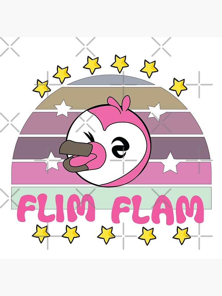 "Flim flam flamingo" Poster for Sale by Elhon | Redbubble