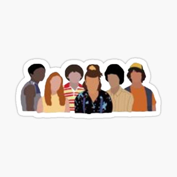 "stranger things cast" Sticker by oliviapersson | Redbubble