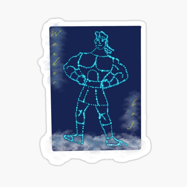 "Wonder Boy" Sticker for Sale by More2Mads-art | Redbubble
