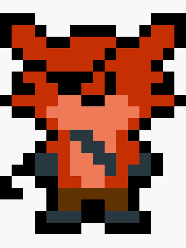 "Pixel Foxy" Sticker for Sale by ImpishMATT | Redbubble