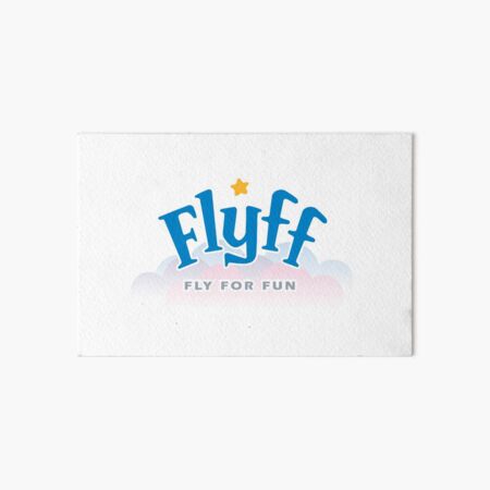 "Flyff logo with clouds" Art Board Print by Shonenoa | Redbubble
