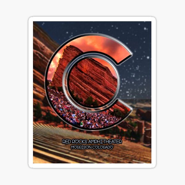 "Red Rocks Amphitheater Morrison Colorado Rocky Mountain High - C Logo ...